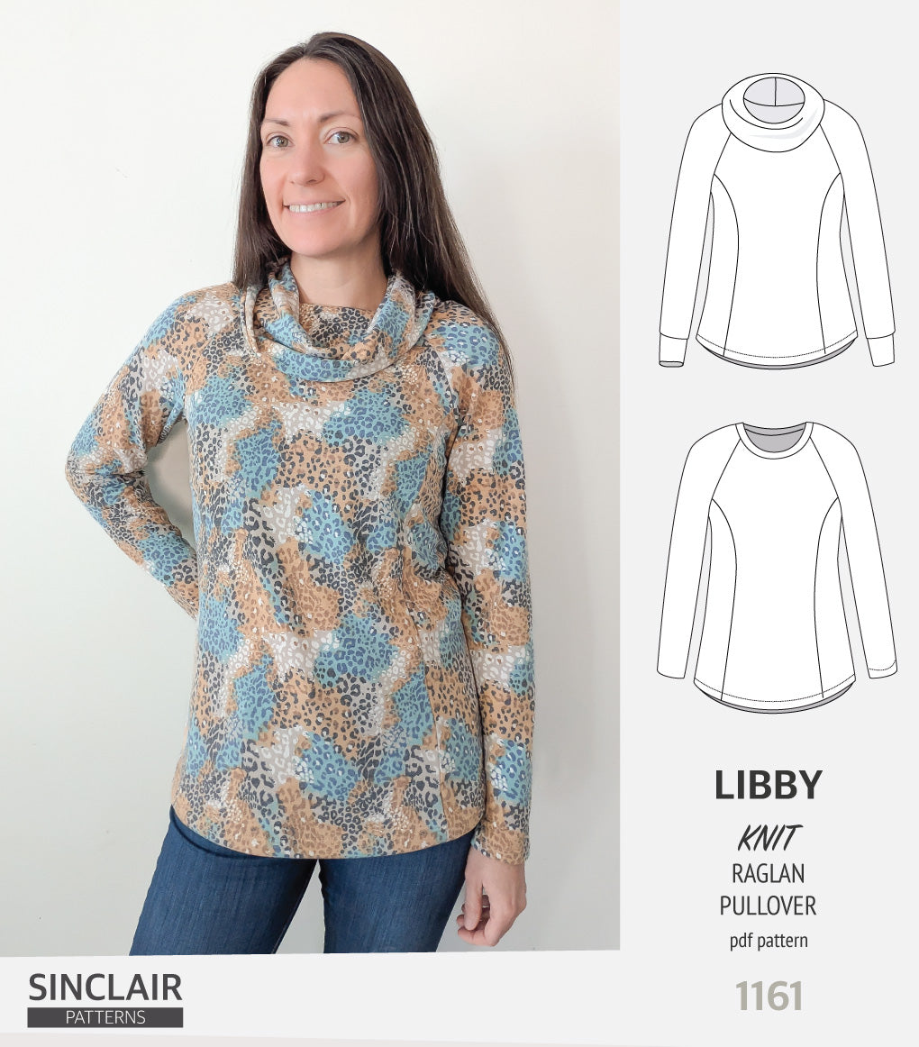 Libby Princess Seam Raglan Pullover Sewing Pattern (PDF) – Sinclair ...