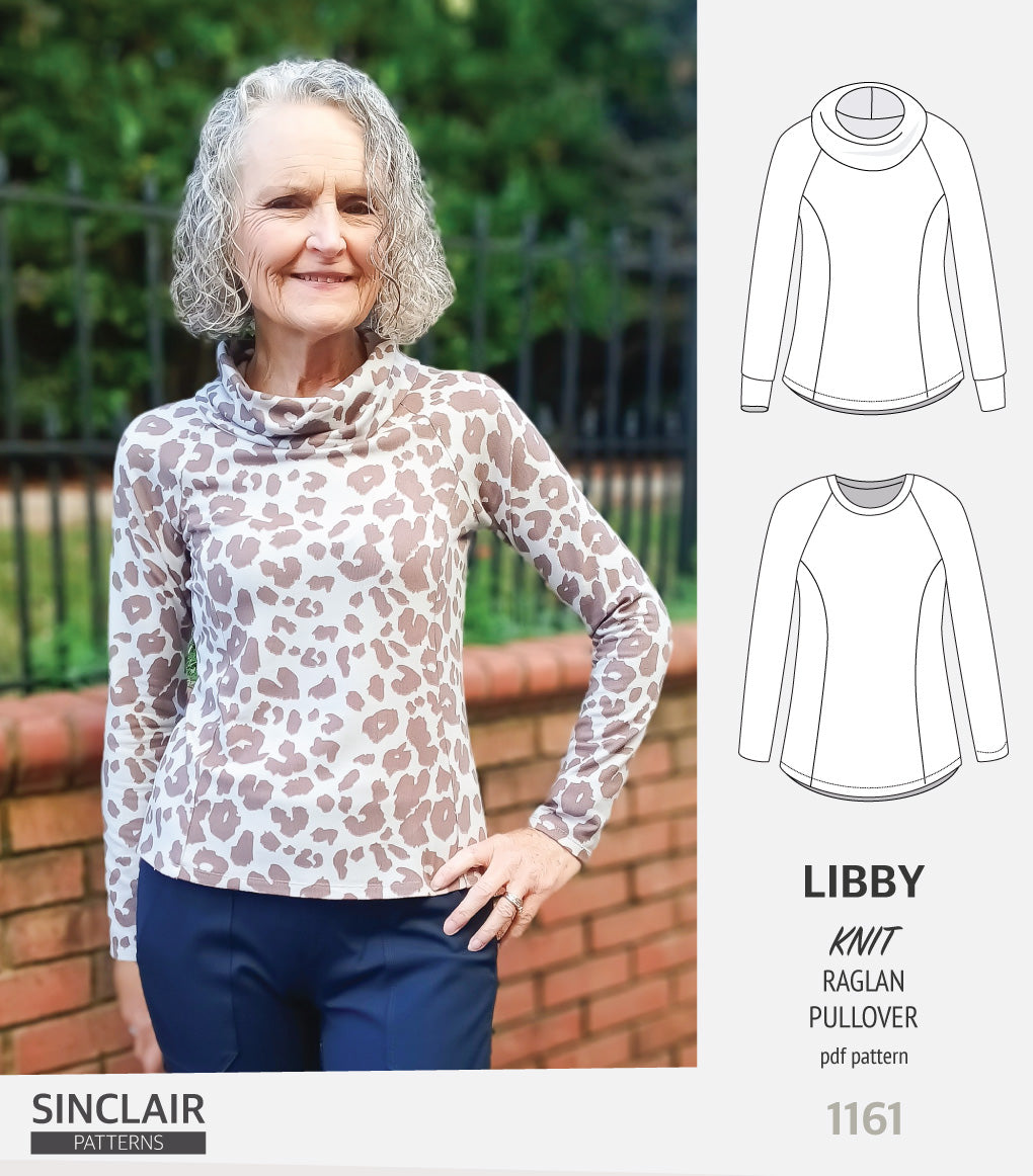 Libby Princess Seam Raglan Pullover Sewing Pattern (PDF) – Sinclair ...