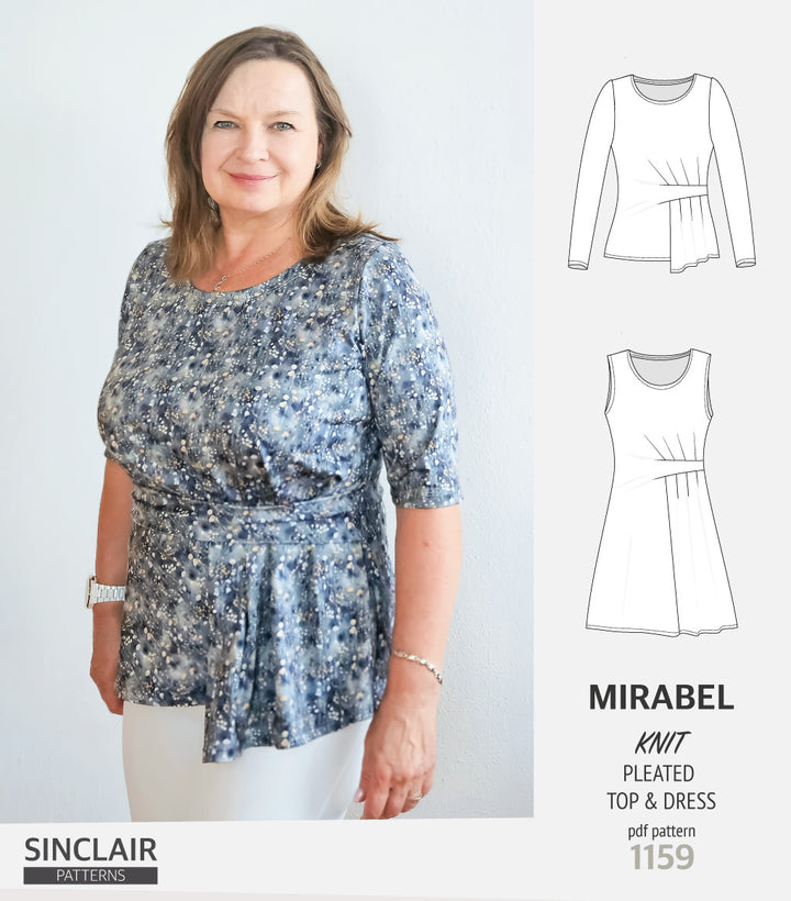 Tops pdf sewing patterns for women – Sinclair Patterns