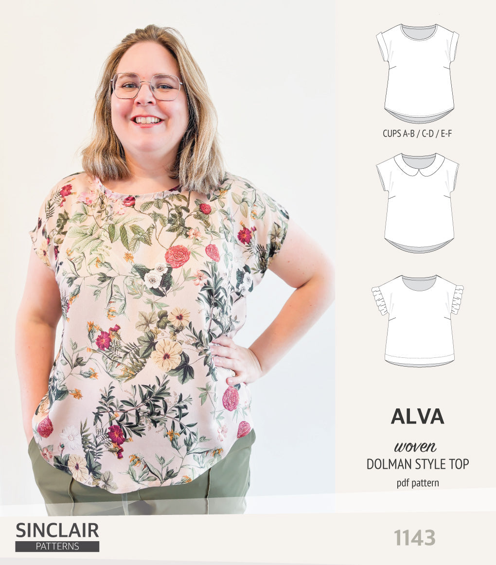 Alva woven dolman style top (PDF) – Sinclair Patterns