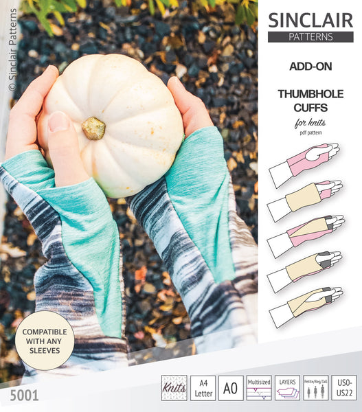 Thumbhole cuffs pack add on (PDF) - Sinclair Patterns