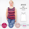 Jolee knit longline tank top sewing pattern (PDF) – Sinclair Patterns