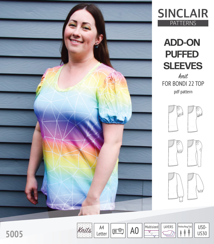 ADD-ON Puffed Sleeves add-on pack for Bondi 22 and other compatible pa ...