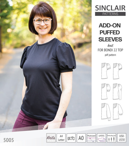 ADD-ON Puffed Sleeves add-on pack for Bondi 22 and other compatible pa ...
