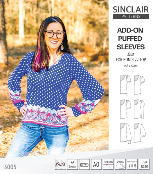 ADD-ON Puffed Sleeves add-on pack for Bondi 22 and other compatible pa ...