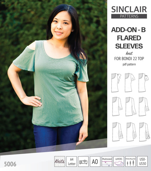 ADD-ON Flared Sleeves add-on pack for Bondi 22 and other compatible pa ...