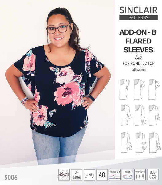 ADD-ON Flared Sleeves add-on pack for Bondi 22 and other compatible pa ...