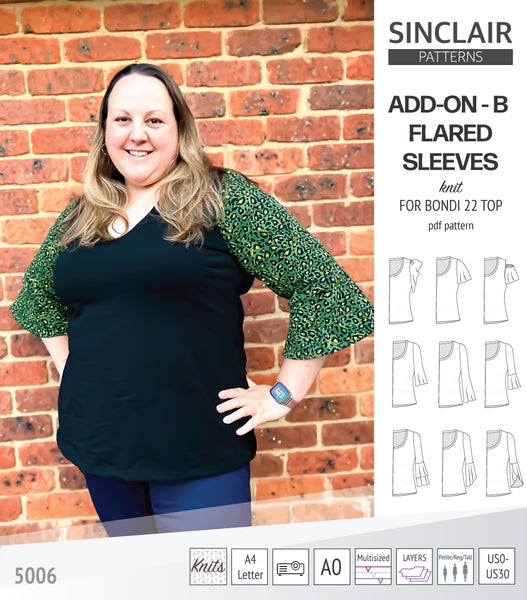 ADD-ON Flared Sleeves add-on pack for Bondi 22 and other compatible pa ...