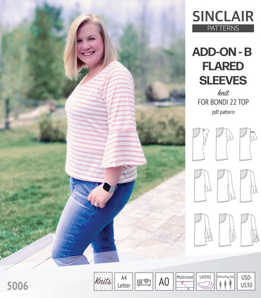 ADD-ON Flared Sleeves add-on pack for Bondi 22 and other compatible pa ...