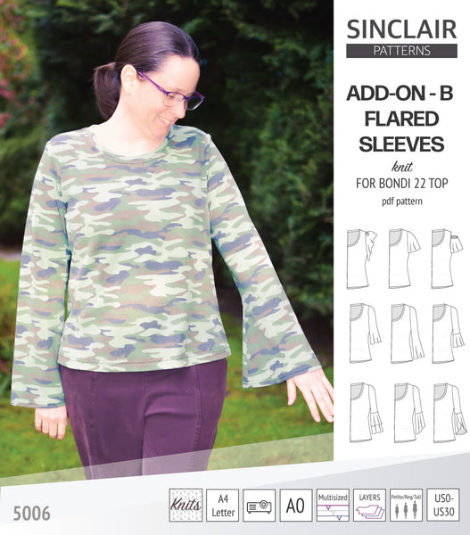 ADD-ON Flared Sleeves add-on pack for Bondi 22 and other compatible pa ...